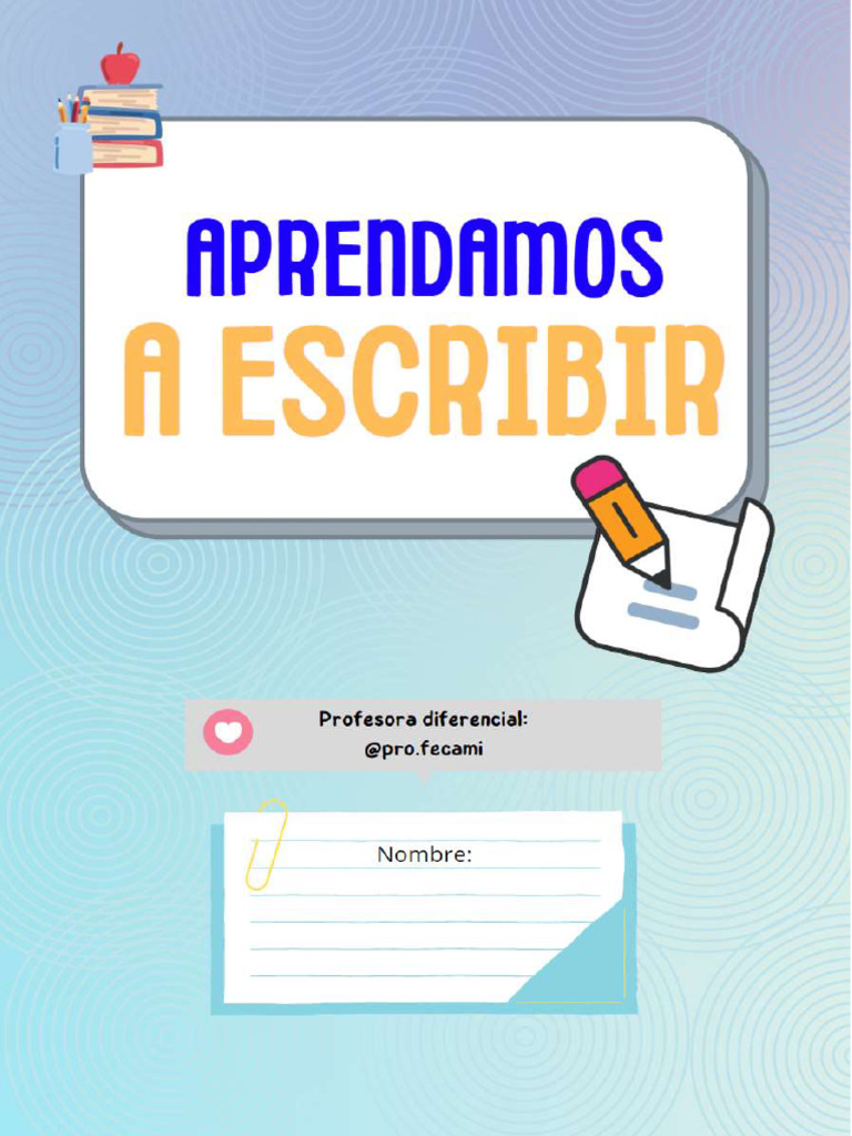 Aprendamos A Escribir | PDF