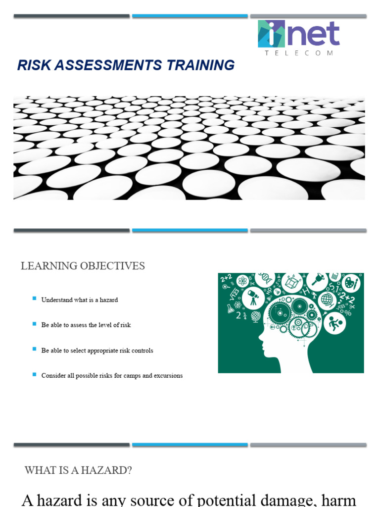Risk Assessments Training Guide | PDF | Risk | Personal Protective ...