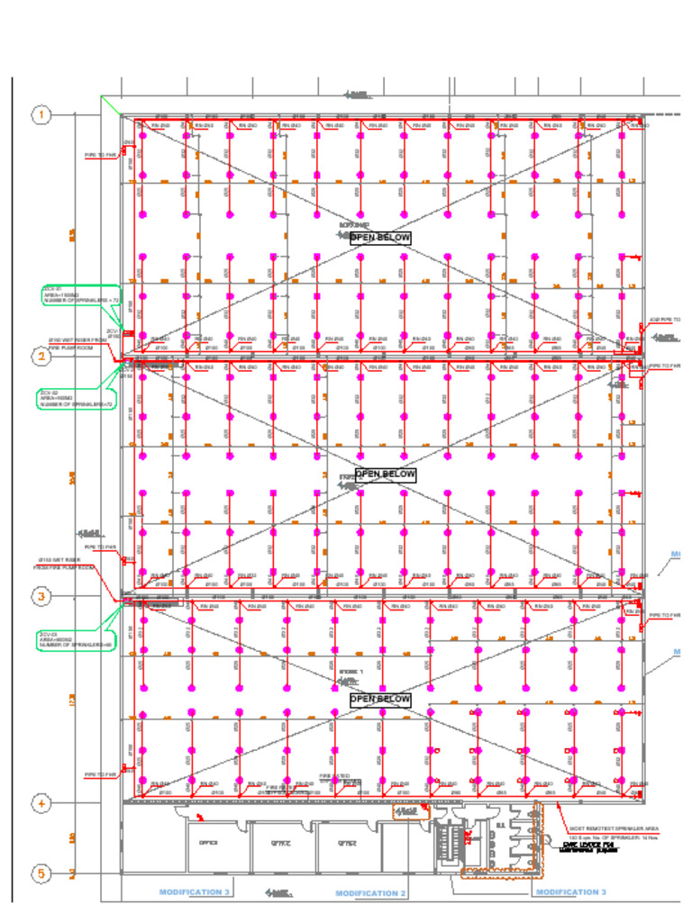 Fiber Glass Factory Fire Fighting DRAWING-Model | PDF