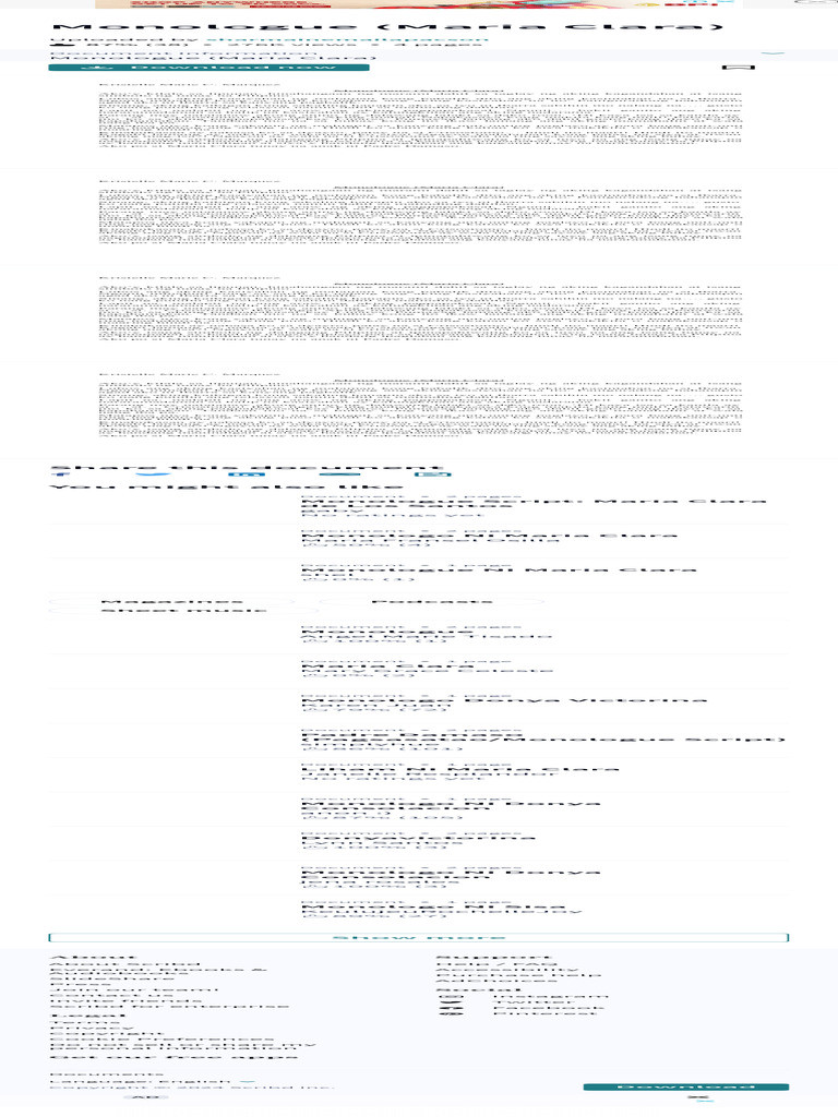 Monologue (Sisa) PDF 2 | PDF