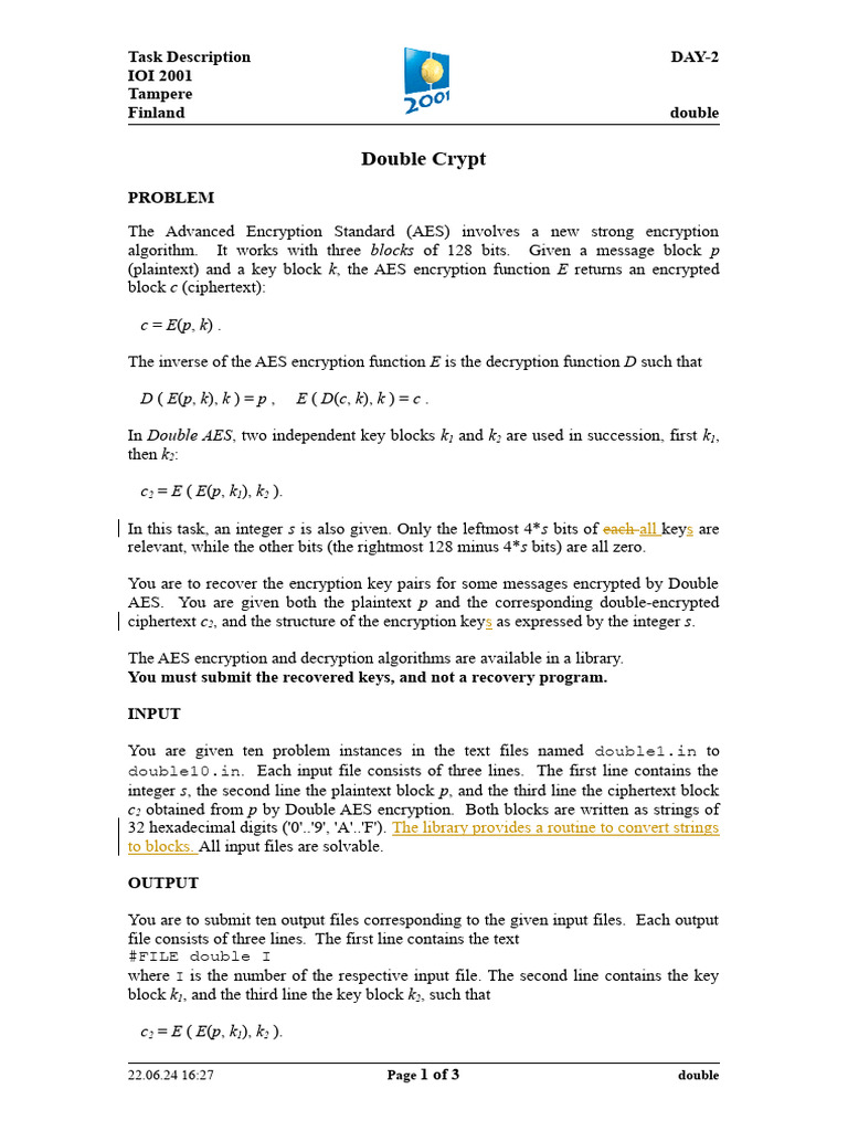 Double | PDF | Encryption | Cryptography