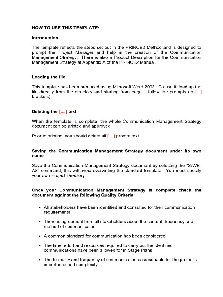 Communicationmanagementstrategy | Download Free PDF | Communication ... Communicationmanagementstrategy | Download Free PDF | Communication ...
