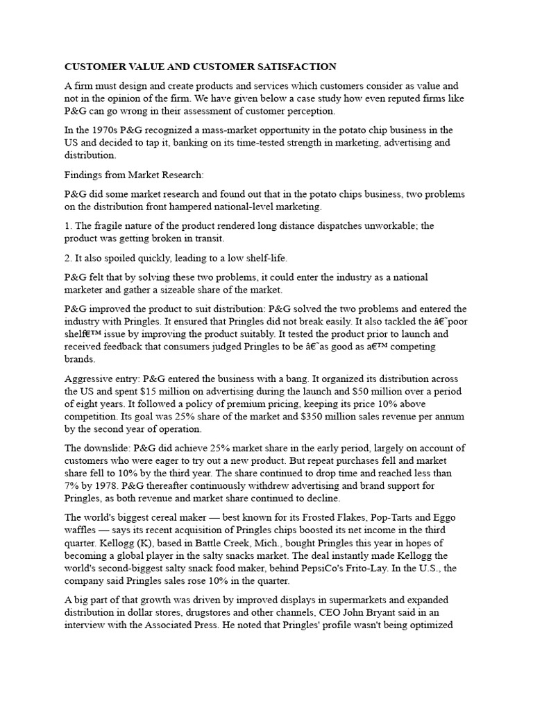 CRM UNIT 2 Case Study | PDF | Procter & Gamble | Marketing