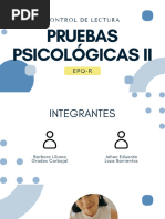 Cuestionario EPQ-R y Plantilla Eysenck | PDF