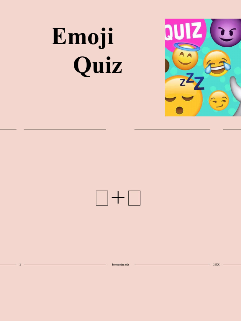 Emoji Quiz with Answers PDF | PDF