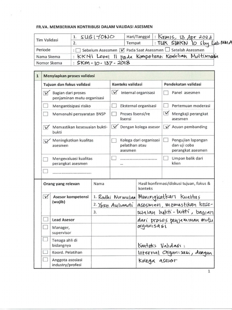 MKVA MM-SD D Isi | PDF