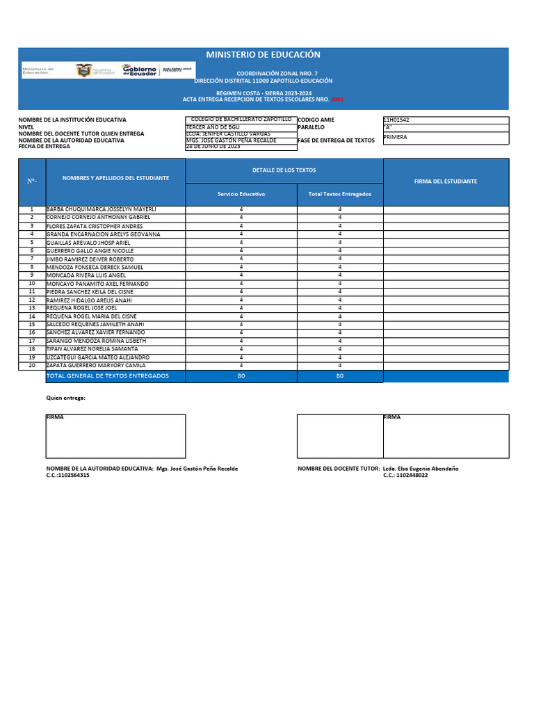 3ro-B-Fase 1 Textos | PDF