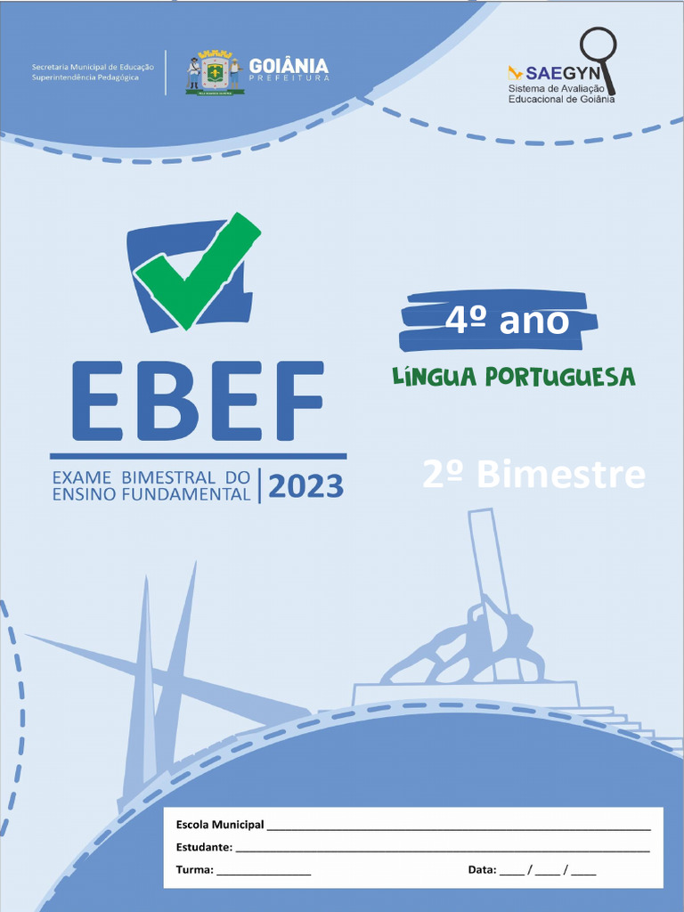 4Âº Ano - LÃ Ngua Portuguesa - EBEF - 2Âº Bimestre | PDF | Bactérias | África do Sul