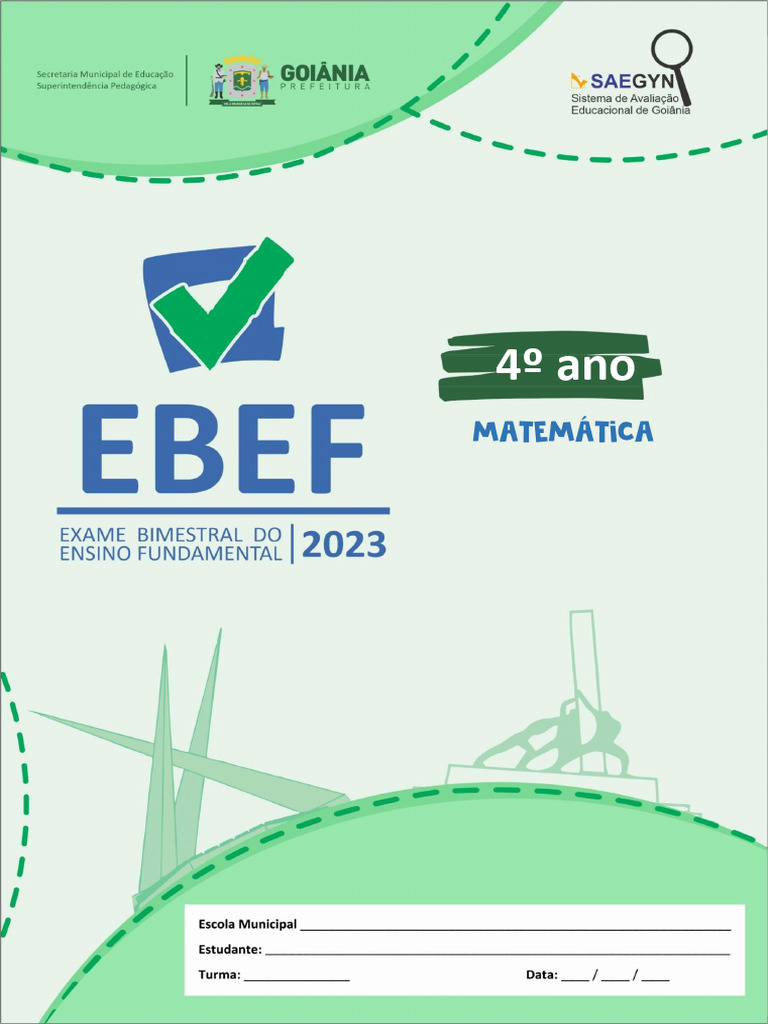 4Âº Ano - MatemÃ¡tica - EBEF - 2Âº Bimestre | PDF