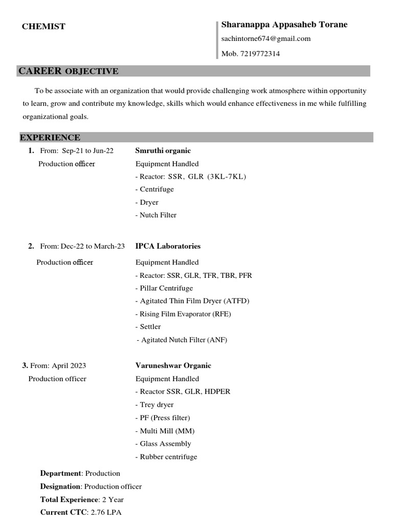 Sachin Resume (2024) | PDF