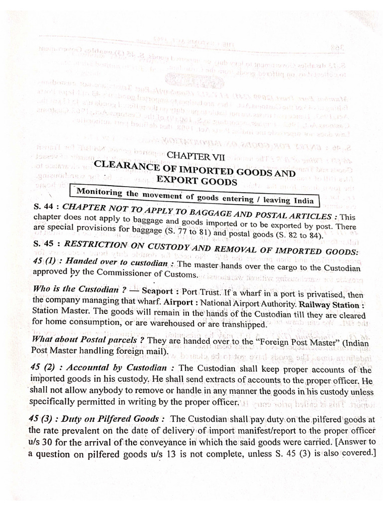 Clearance From Port | PDF