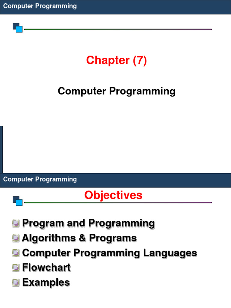 Icte 7 Pdf Computer Programming Computer Program