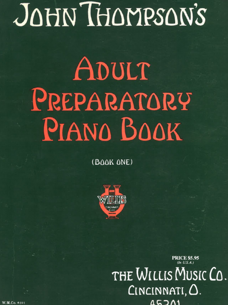 Adult Preparatory Piano Book | PDF