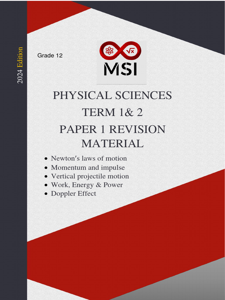 Revision Material Questions Grade 12 Paper 1 Term 1 ^0 2 | PDF