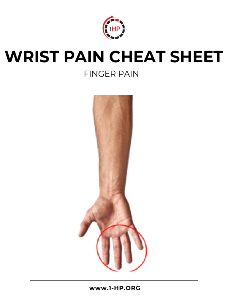 Finger Pain Cheat Sheet | Download Free PDF | Finger | Anatomical Terms ...
