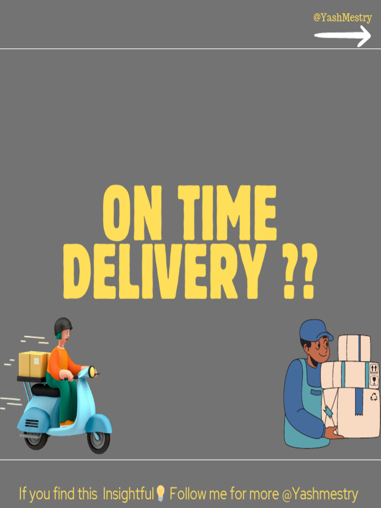 On-Time Delivery | PDF | Business | Business Process