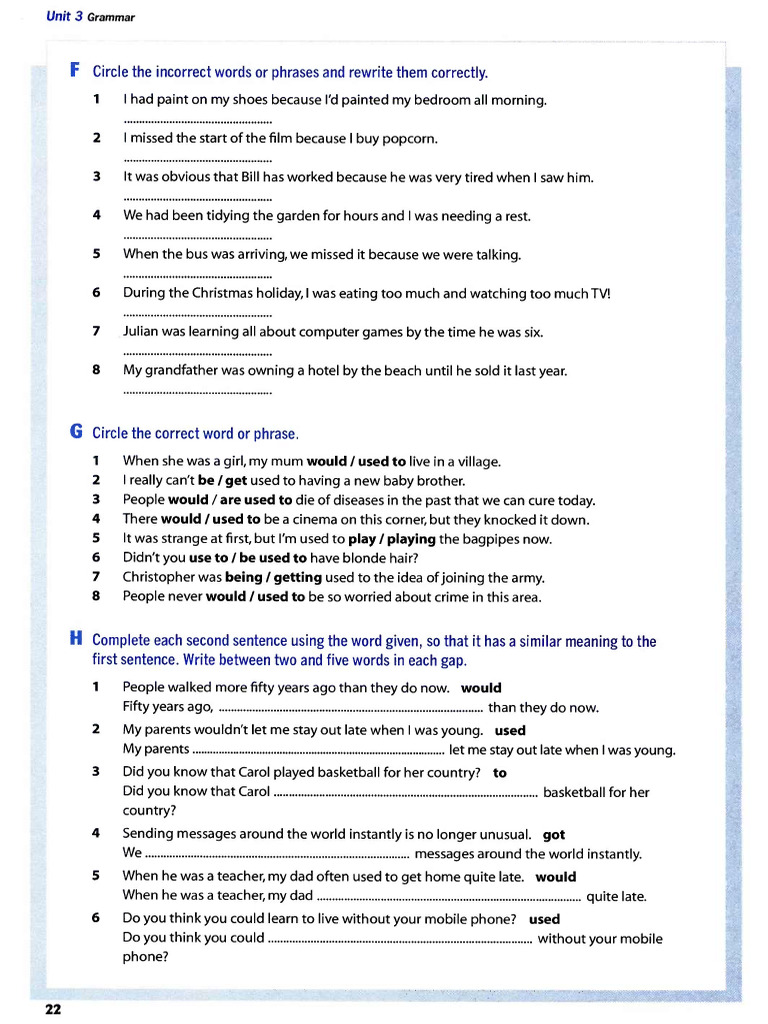 Destination B2. Grammar Vocabulary with Answer Key-pages-24 | PDF