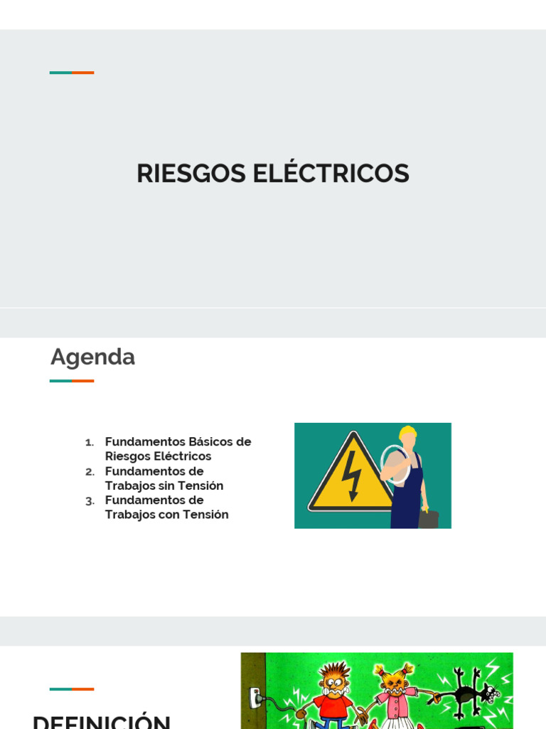 Riesgos Eléctricos Pdf Corriente Eléctrica Electricidad