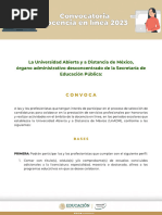 Convocatoria UnADM-2025 | PDF | México