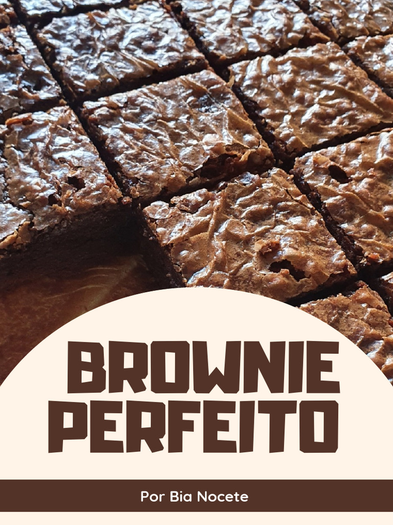 Brownies de Chocolate Branco Nobre | PDF | Chocolate | Sólidos de cacau