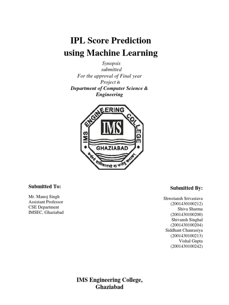 Final PDF | PDF | Data Science | Prediction Final PDF | PDF | Data Science | Prediction