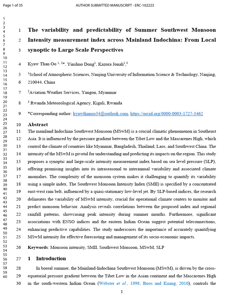 ERC-102223 Proof Hi | PDF | Sea Surface Temperature | Earth Sciences
