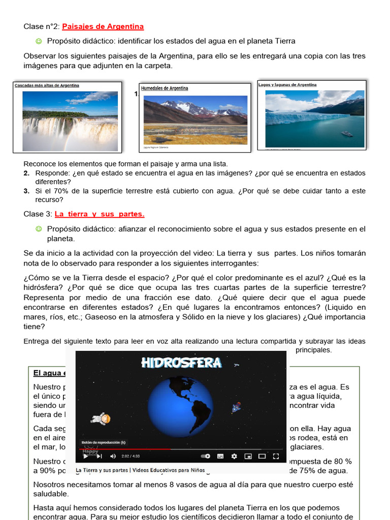 Ciclo Del Agua | PDF | Agua | Tierra