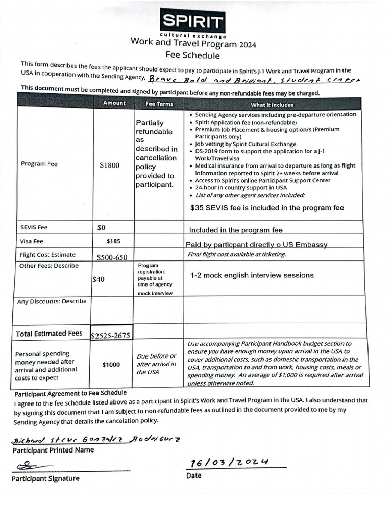 Spirit Feed Schedule | PDF