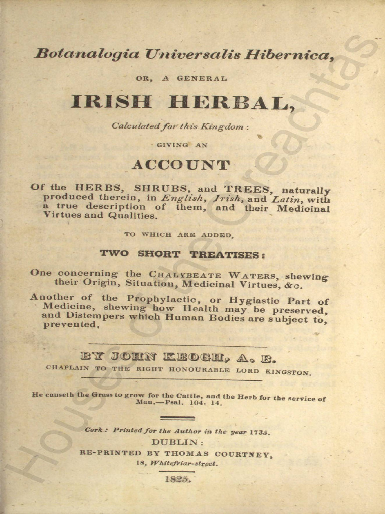Irish Herbal | PDF | Botany | Plants