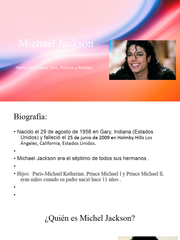 Michael Jackson | Descargar gratis PDF | Michael Jackson | Músicos americanos
