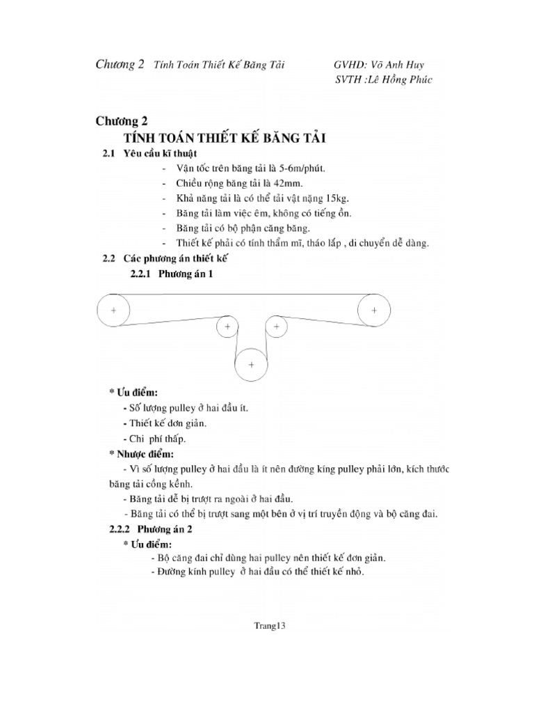 [123doc] - tinh-toan-thiet-ke-bang-tai (1) | PDF