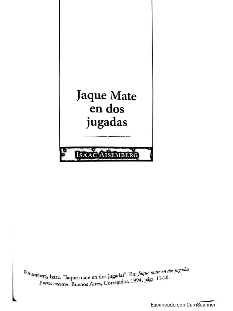 Jaque Mate en Dos Jugadas | PDF