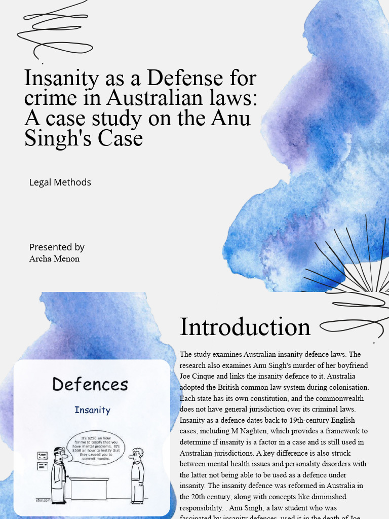 LM PPT | Download Free PDF | Insanity Defense | Crimes