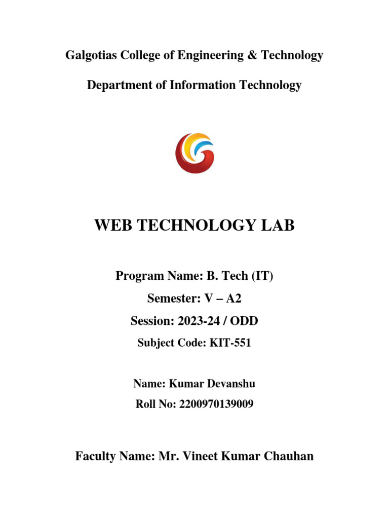 WT File (Front + Index Pages) | PDF | World Wide Web | Internet & Web