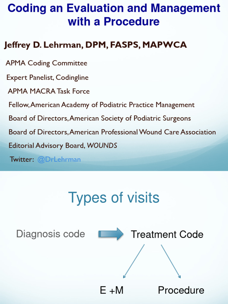 EM Coding With Procedures | PDF | Medical Specialties | Clinical Medicine