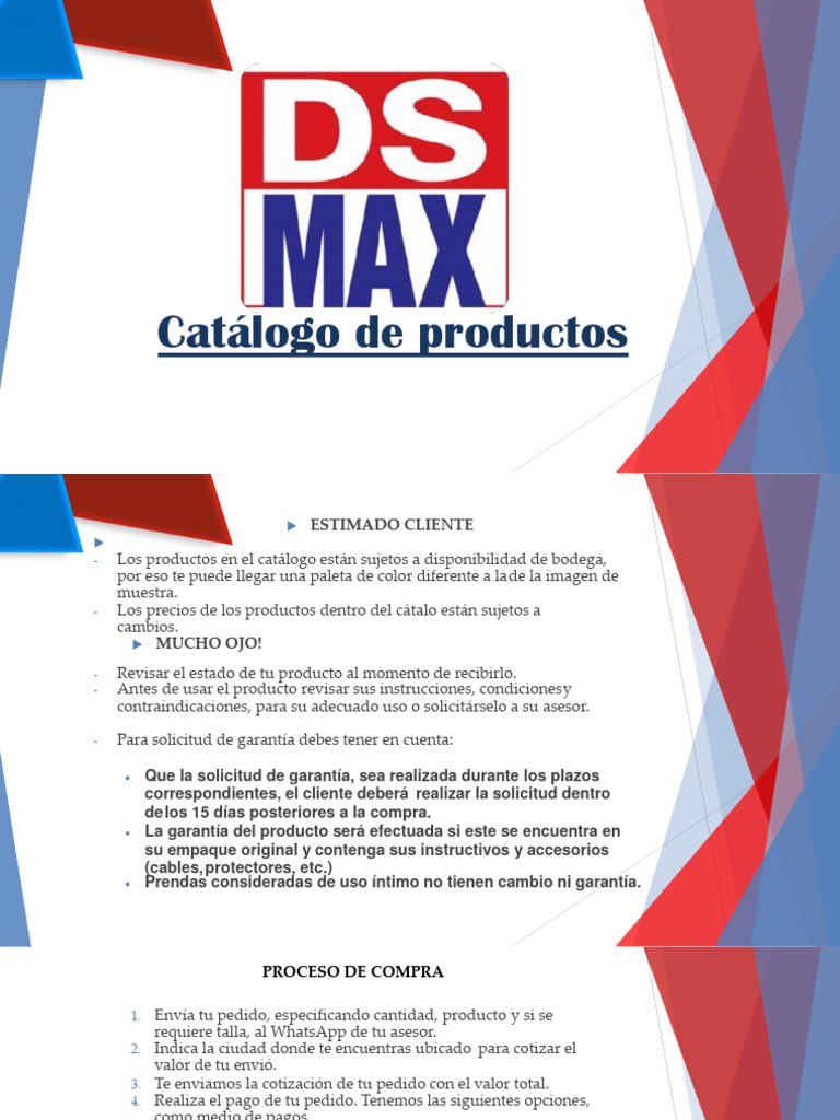 Catalogo Ds Max 2024-1 | PDF | Higiene oral