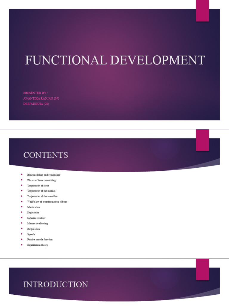 7 8 Functional Development | PDF | Bone | Anatomy