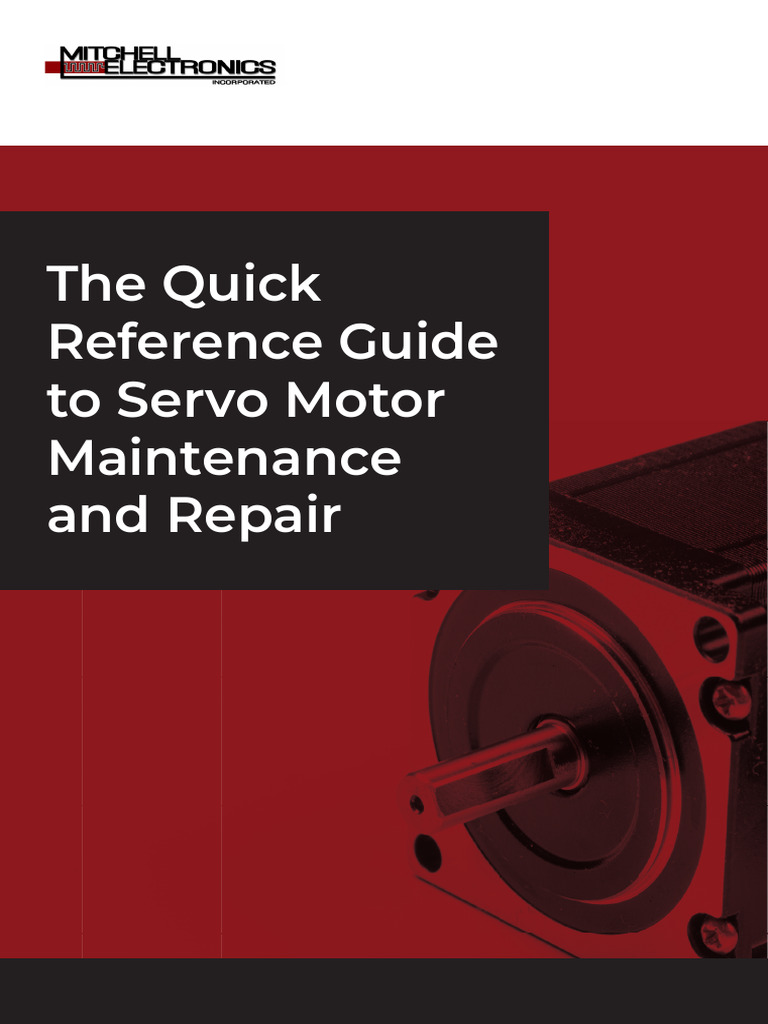 Servo Motor Maintenance and Repair Guide | PDF | Servomechanism ...