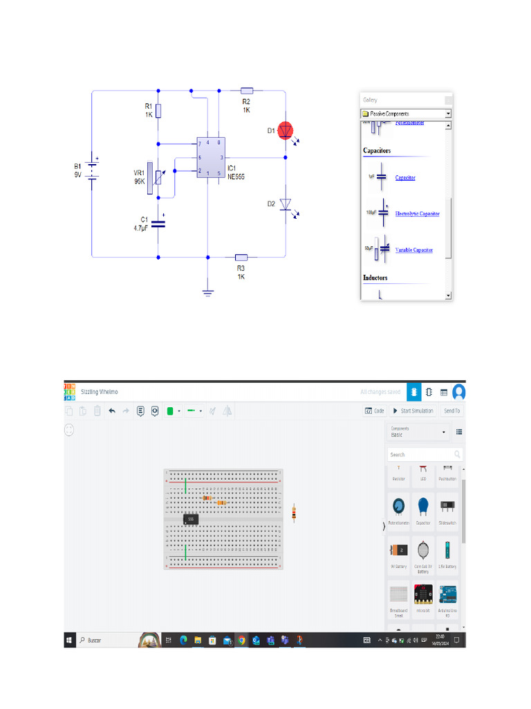 Tarea de Uso de LiveWire y Tinkercad | PDF