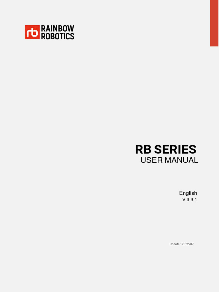 RB Series User Manual Overview | PDF | Robot | Robotics