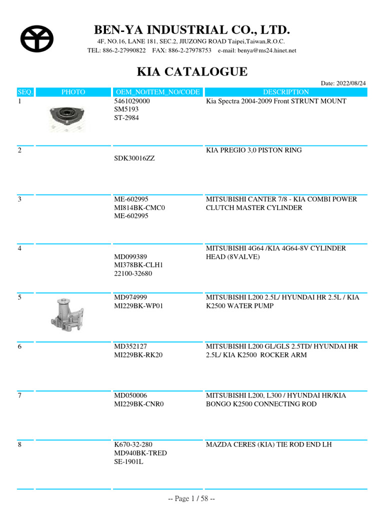 KIA_MODEL | PDF | Piston | Internal Combustion Engine