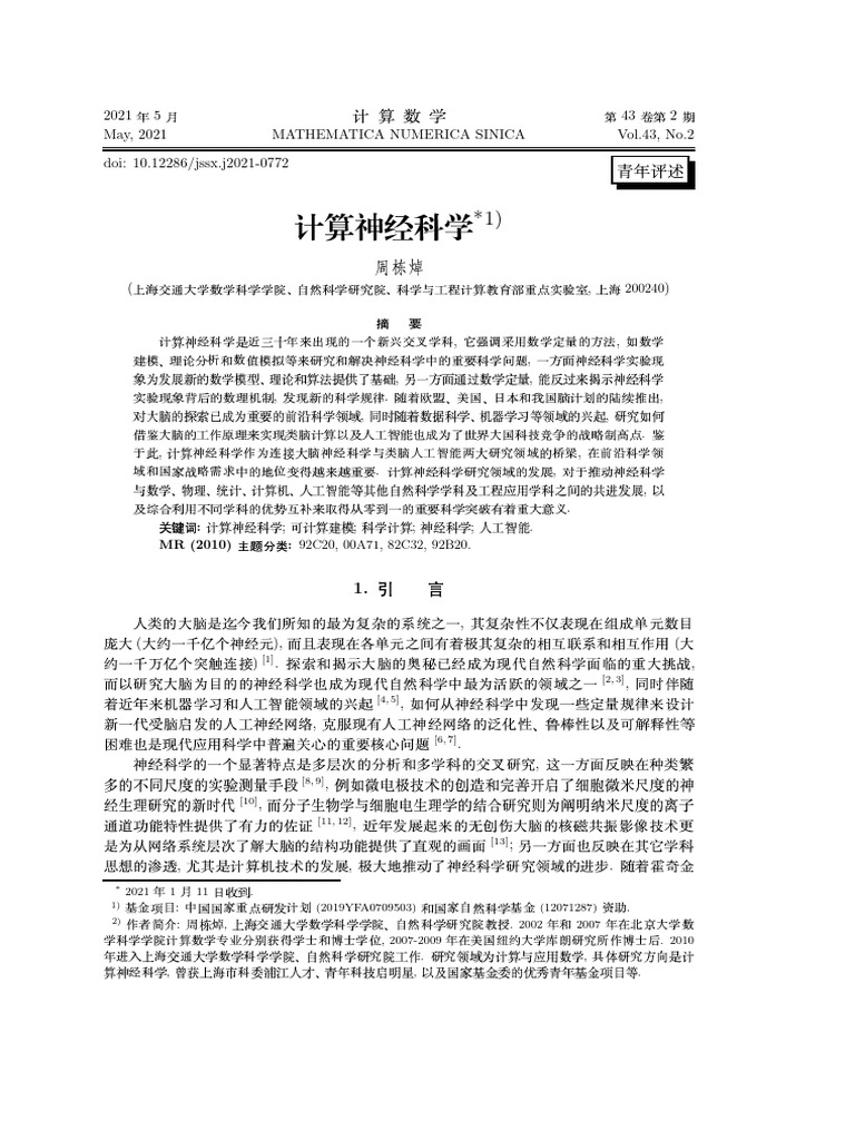 Computational Neuroscience | PDF