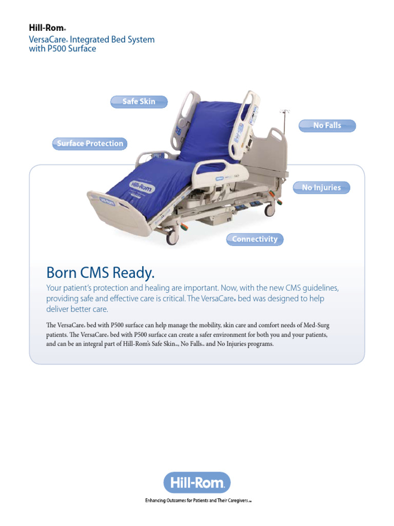 Versacare - Integrated-bed-system-with-P500-surface-EN COM | PDF ...