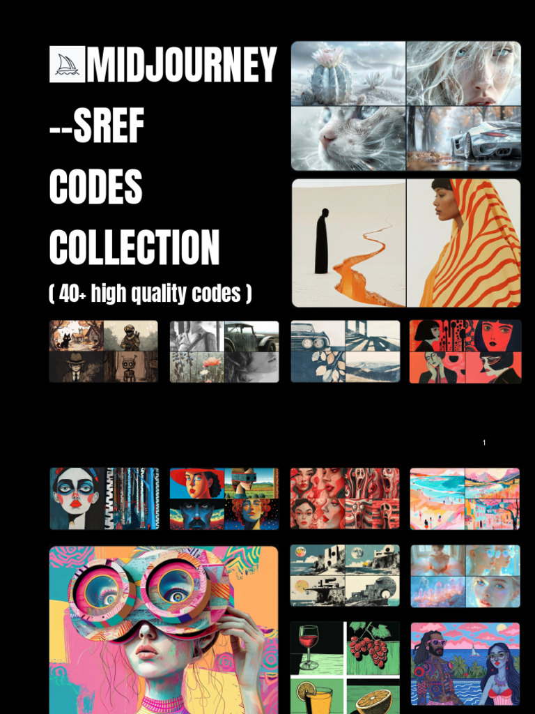 Midjourney SREF Codes Collection | PDF
