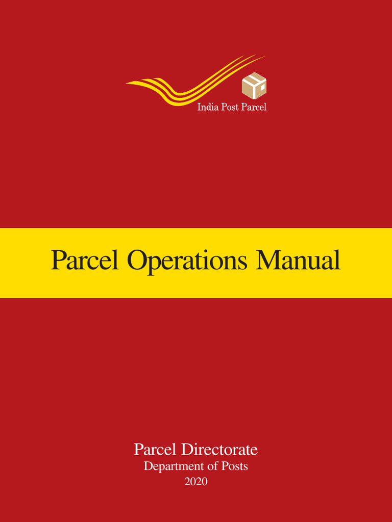 IP 29062022 Parcel Operation Manual | PDF | Barcode | Receipt