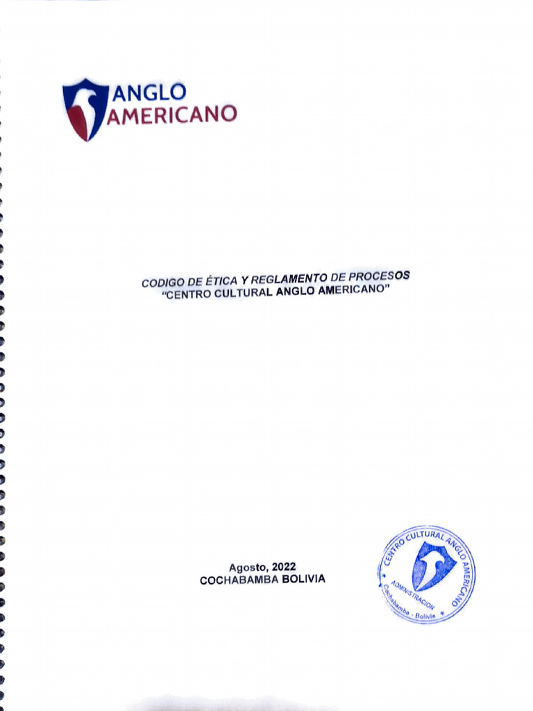 Código Ético del CCAA en Cochabamba | PDF | Violencia | Comportamiento
