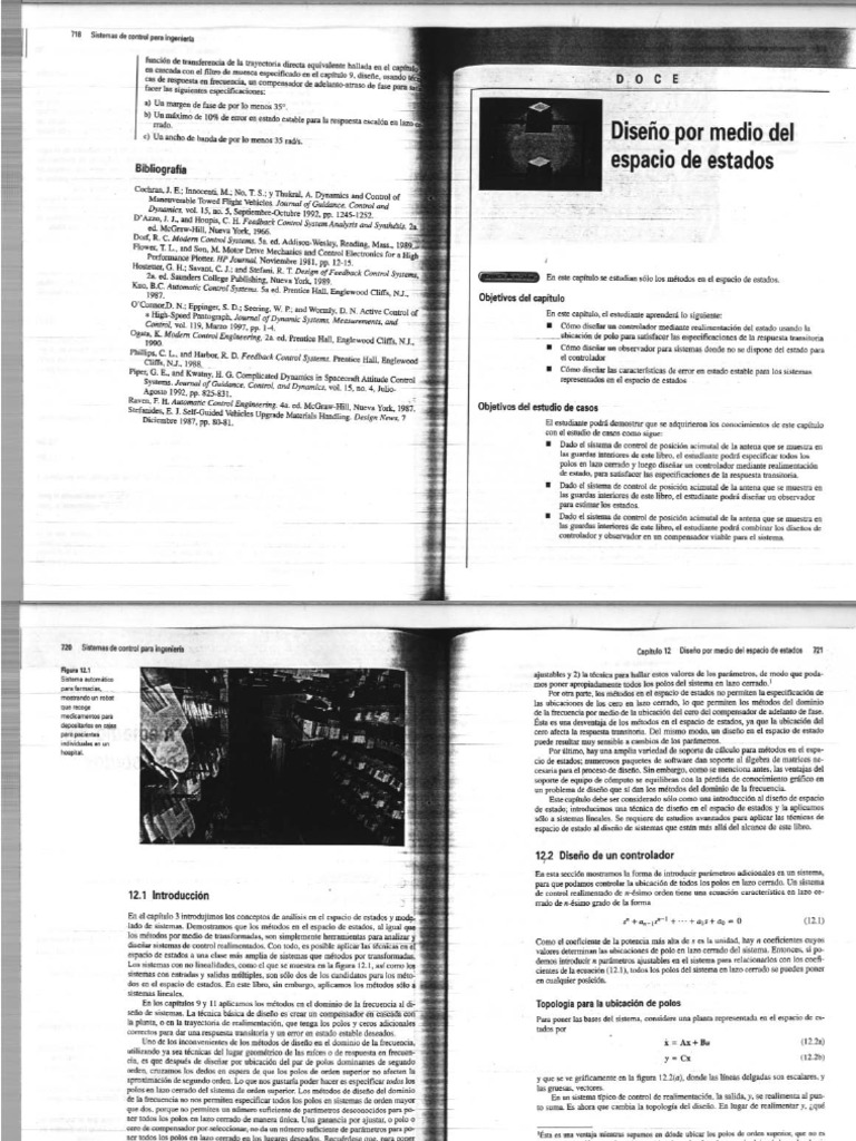 Cap12-Diseño Por Medio Del Espacio de Estados | PDF