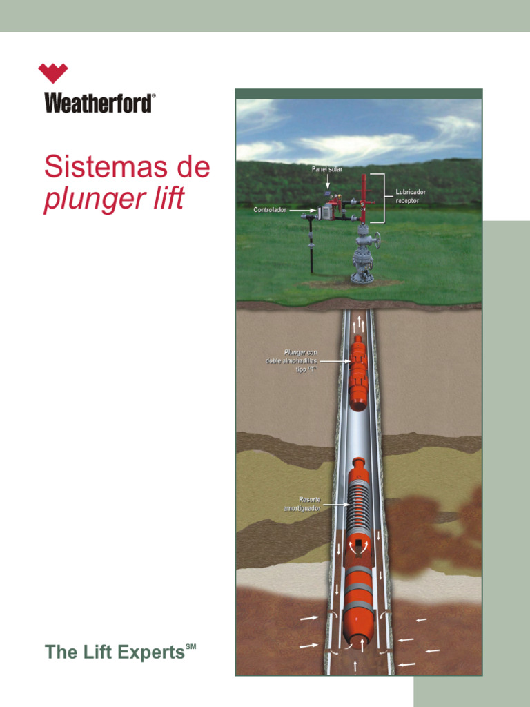 Plunger Lift Spanish | PDF | Ingeniería | Gases