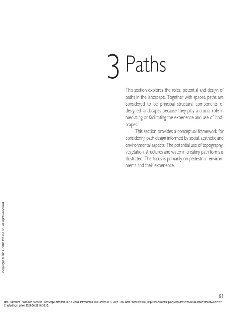 . Paths ) | PDF | Landscape | Stairs