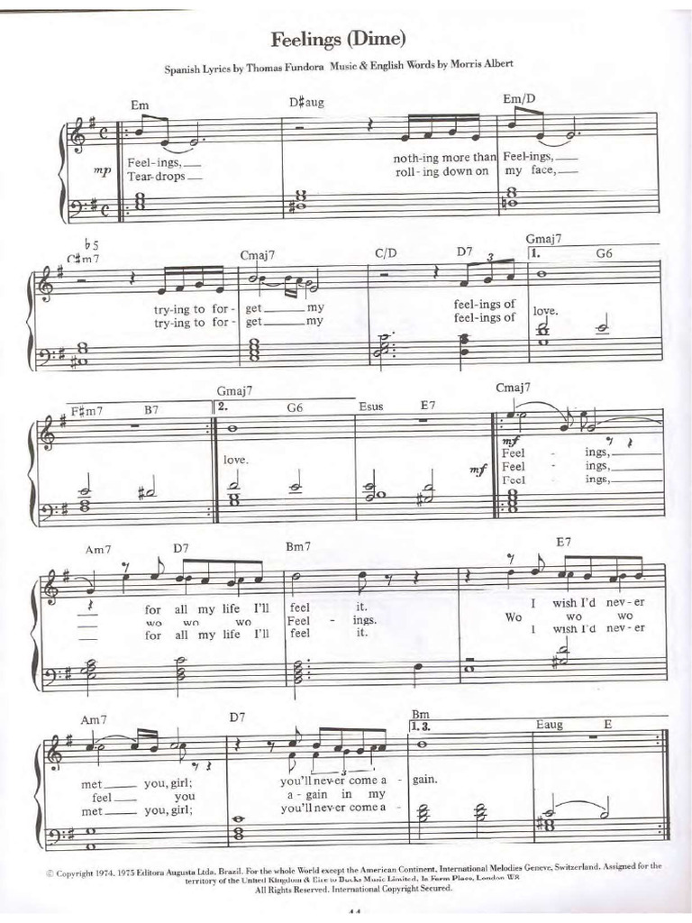 Feelings More Albert | PDF